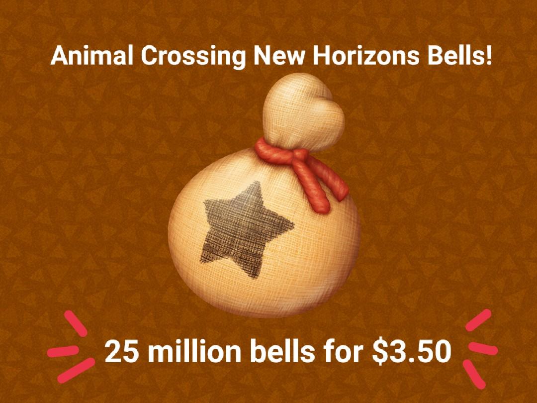 Animal Crossing New Horizons Bells!, Video Gaming, Video Games ...
