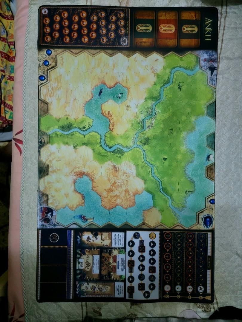 Ankh Gods of Eygpt Custom Playmat, Hobbies & Toys, Toys & Games on ...