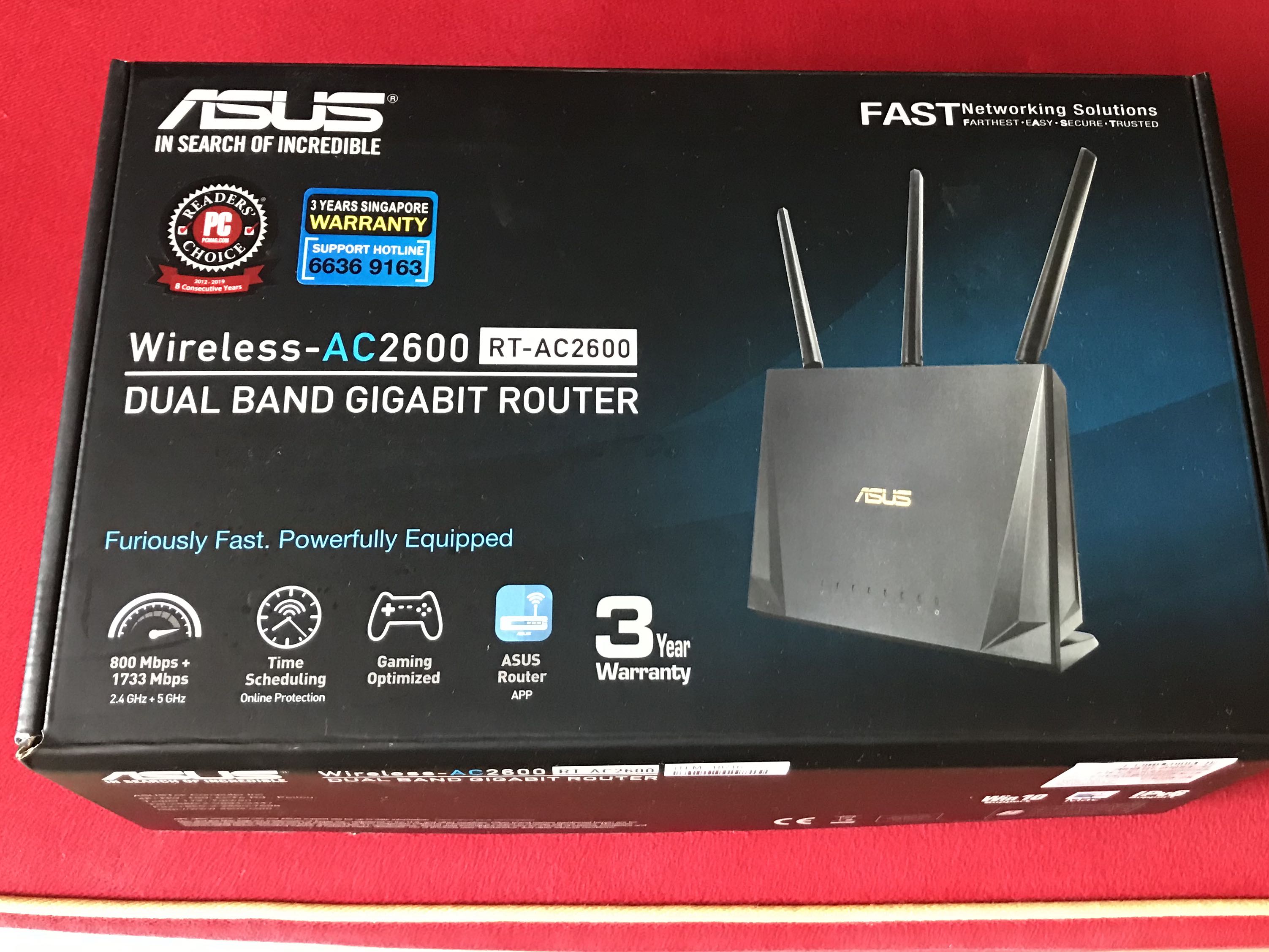 Asus AC2600 Router, Computers & Tech, Parts & Accessories, Networking ...