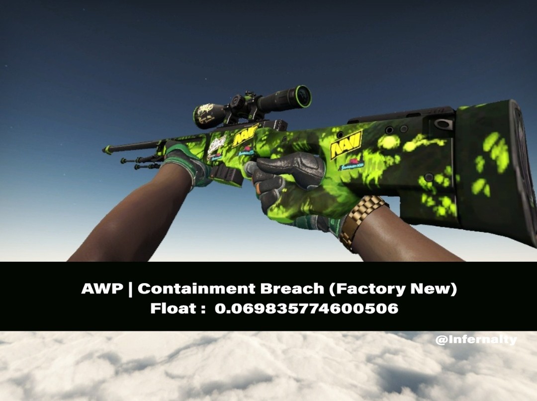 AWP Containment Breach FN CSGO SKINS KNIVES, Video Gaming, Gaming ...