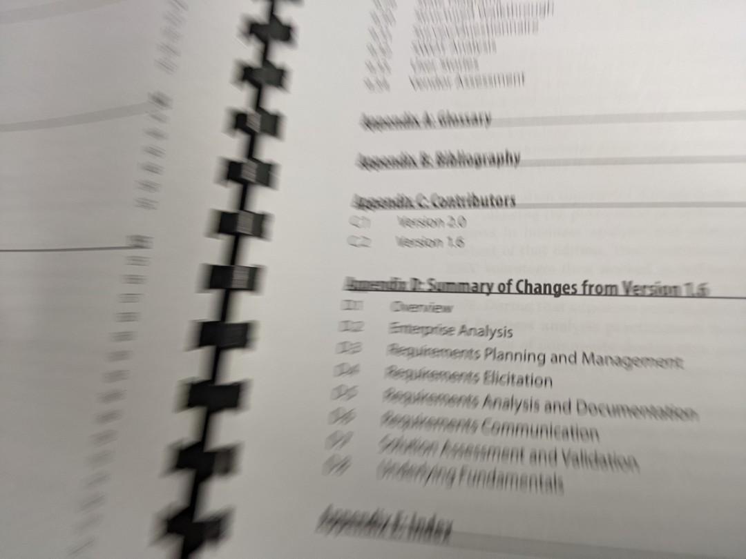 BACP Business Analyst Analysis full text book BABOK version 2.0 ...