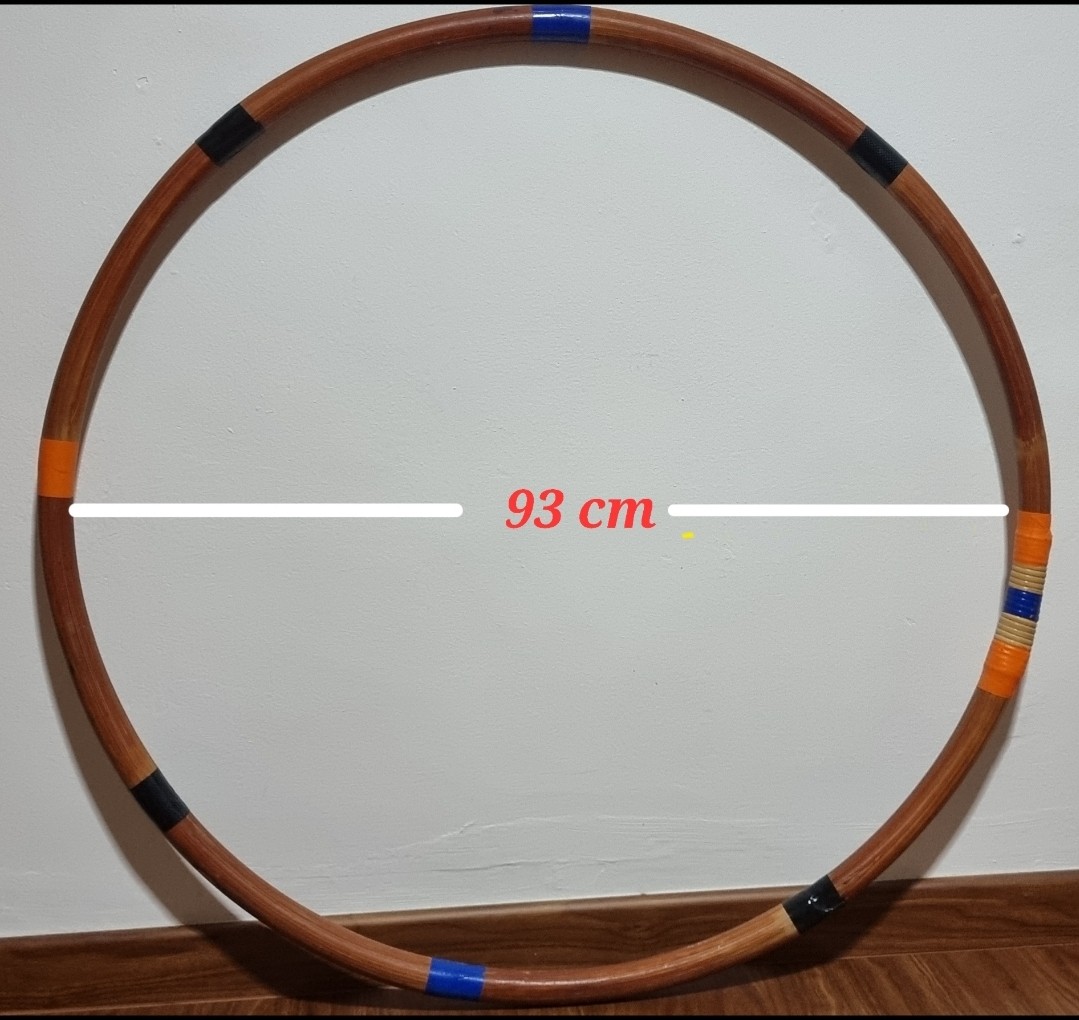 Bamboo Hula Hoop, Sports Equipment, Exercise & Fitness, Toning ...