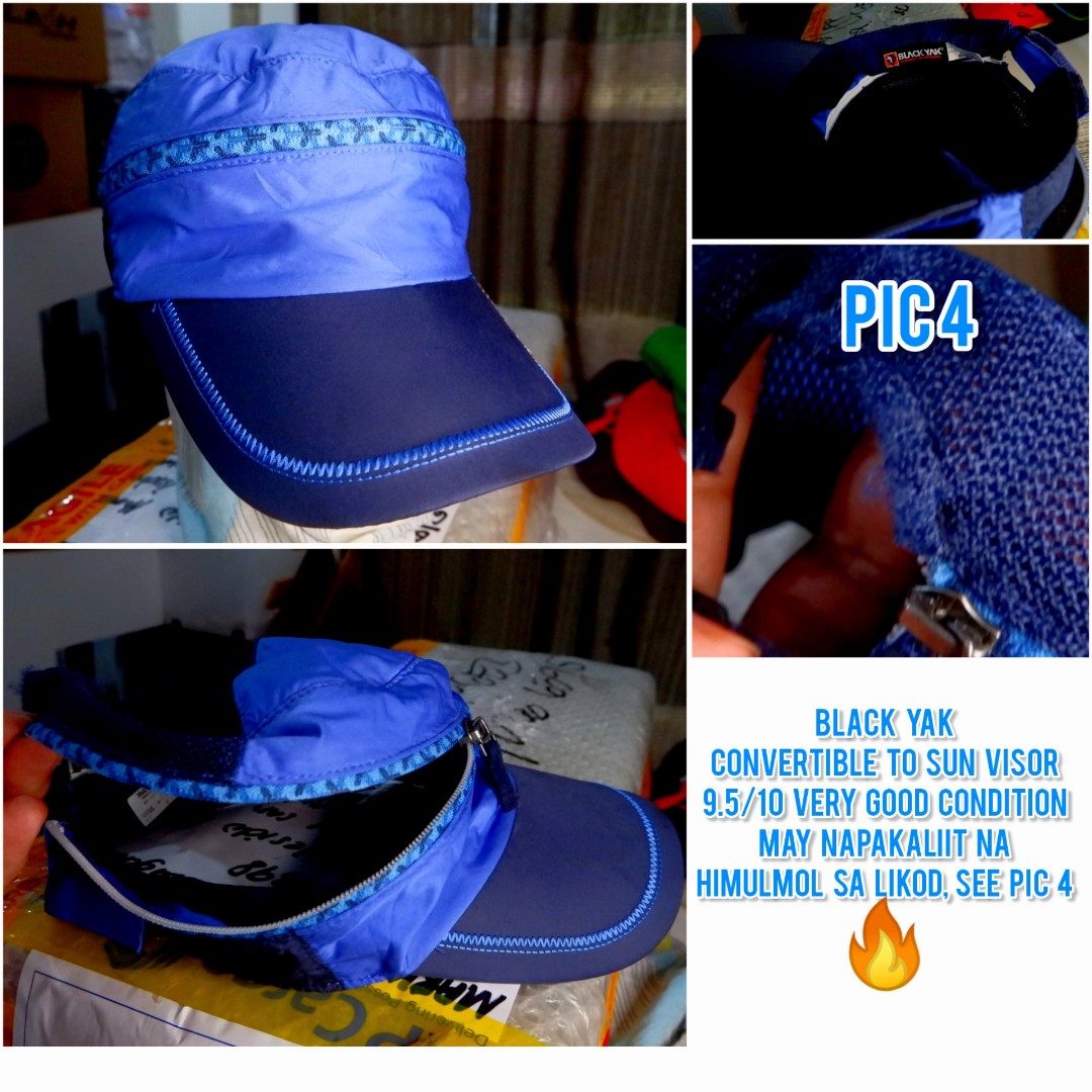 Black Yak Convertible Cap, Men's Fashion, Watches & Accessories, Caps ...