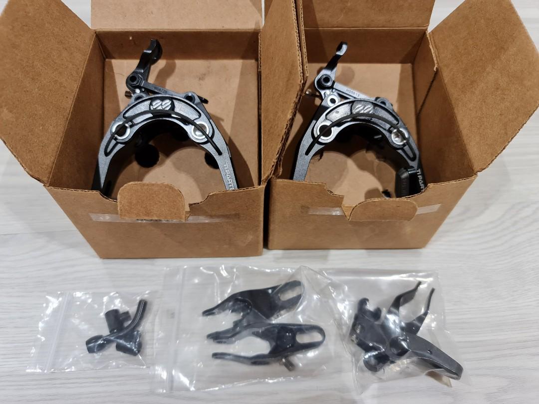 Brompton EE Brakes Full Kit + Ti Parts Brake Arm Extender, Sports ...