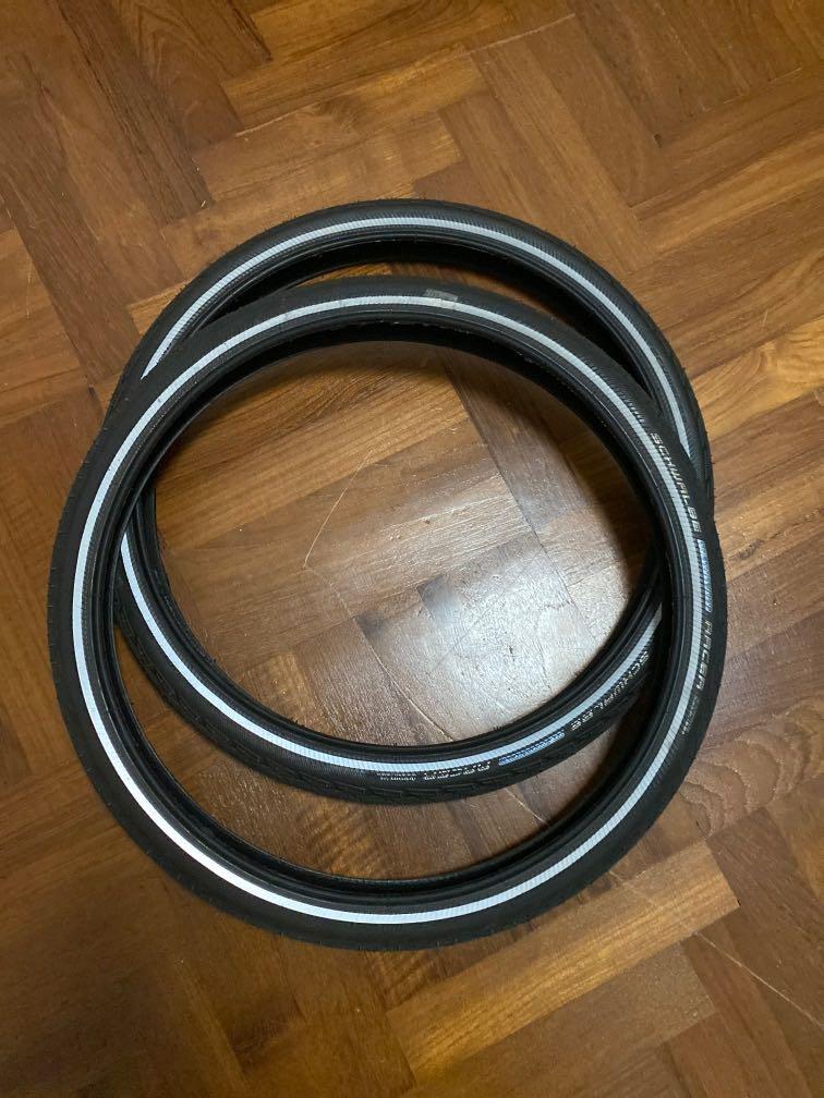 Brompton Schwalbe racer tyres, Sports Equipment, Bicycles & Parts ...