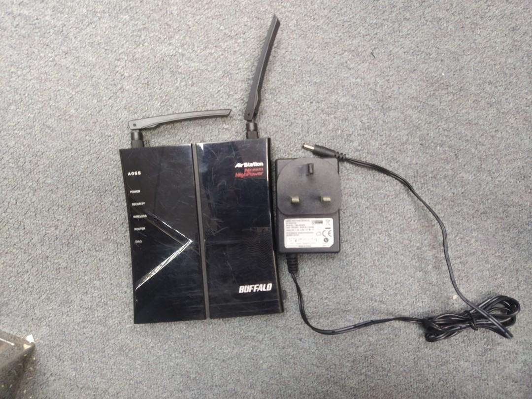 Buffalo WHR-HP-G300N router, 電腦＆科技, 電腦周邊及配件, Wifi及上網相關產品 - Carousell