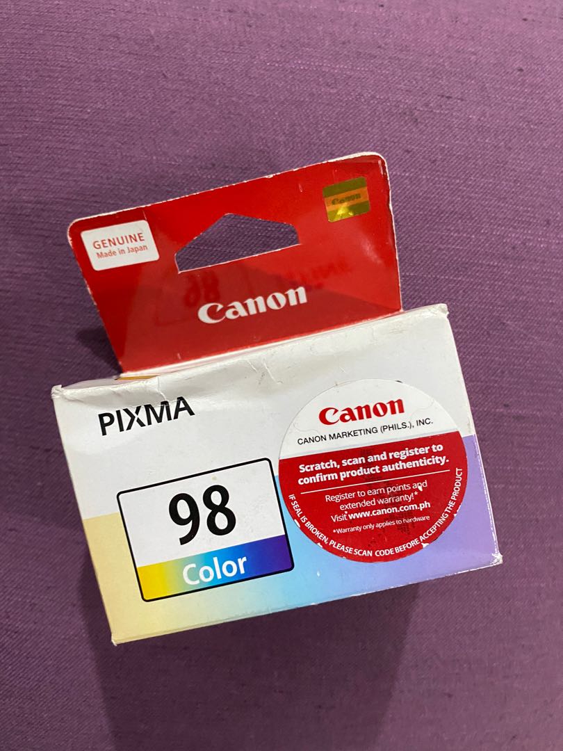Canon Pixma Colored 98 Tri-Color 15ml, Computers & Tech, Printers ...