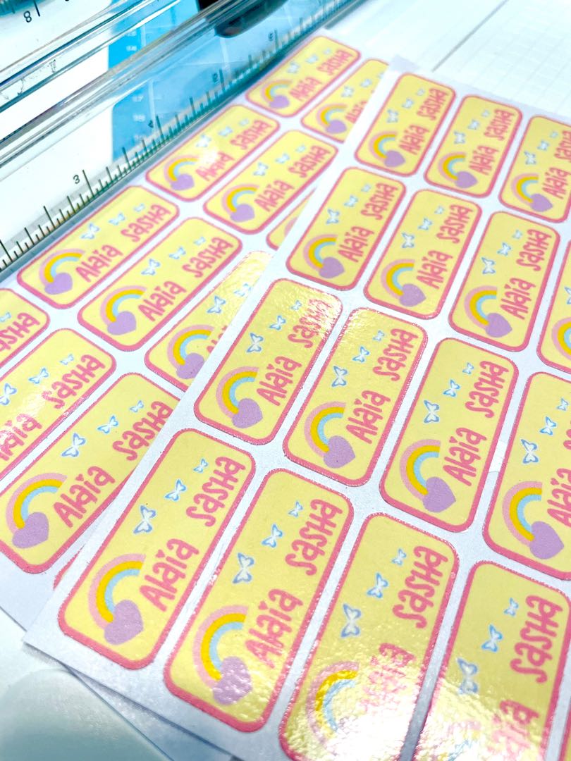 Character Name Stickers / Labels, Hobbies & Toys, Stationery & Craft ...