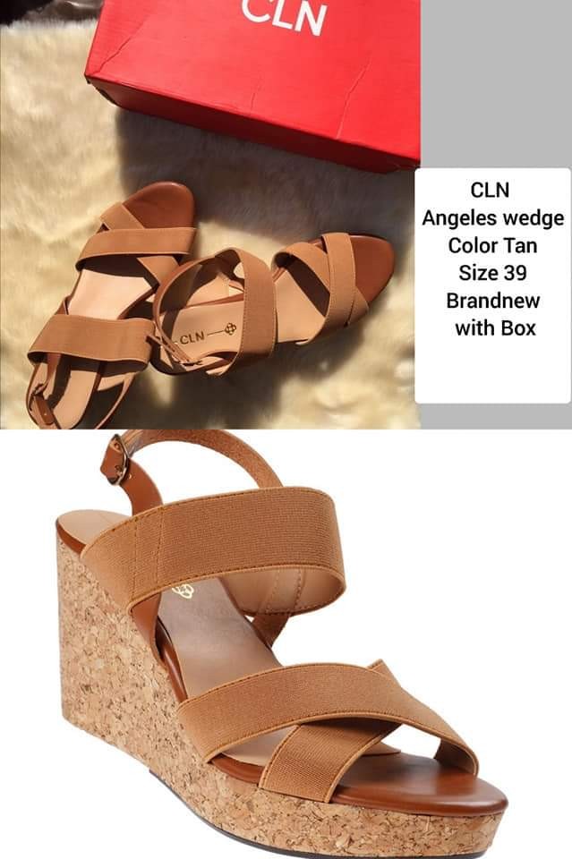 CLN Angeles wedge, Women's Fashion, Footwear, Wedges on Carousell