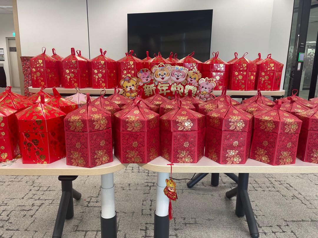 CNY gift box, Food & Drinks, Gift Baskets & Hampers on Carousell