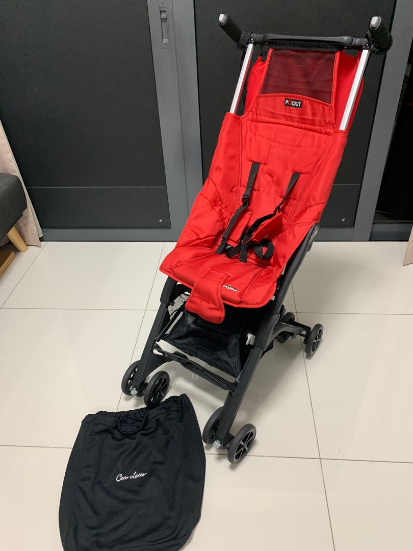 Coco Latte Pockit Compact Kids Stroller with Case, Babies & Kids, Going ...