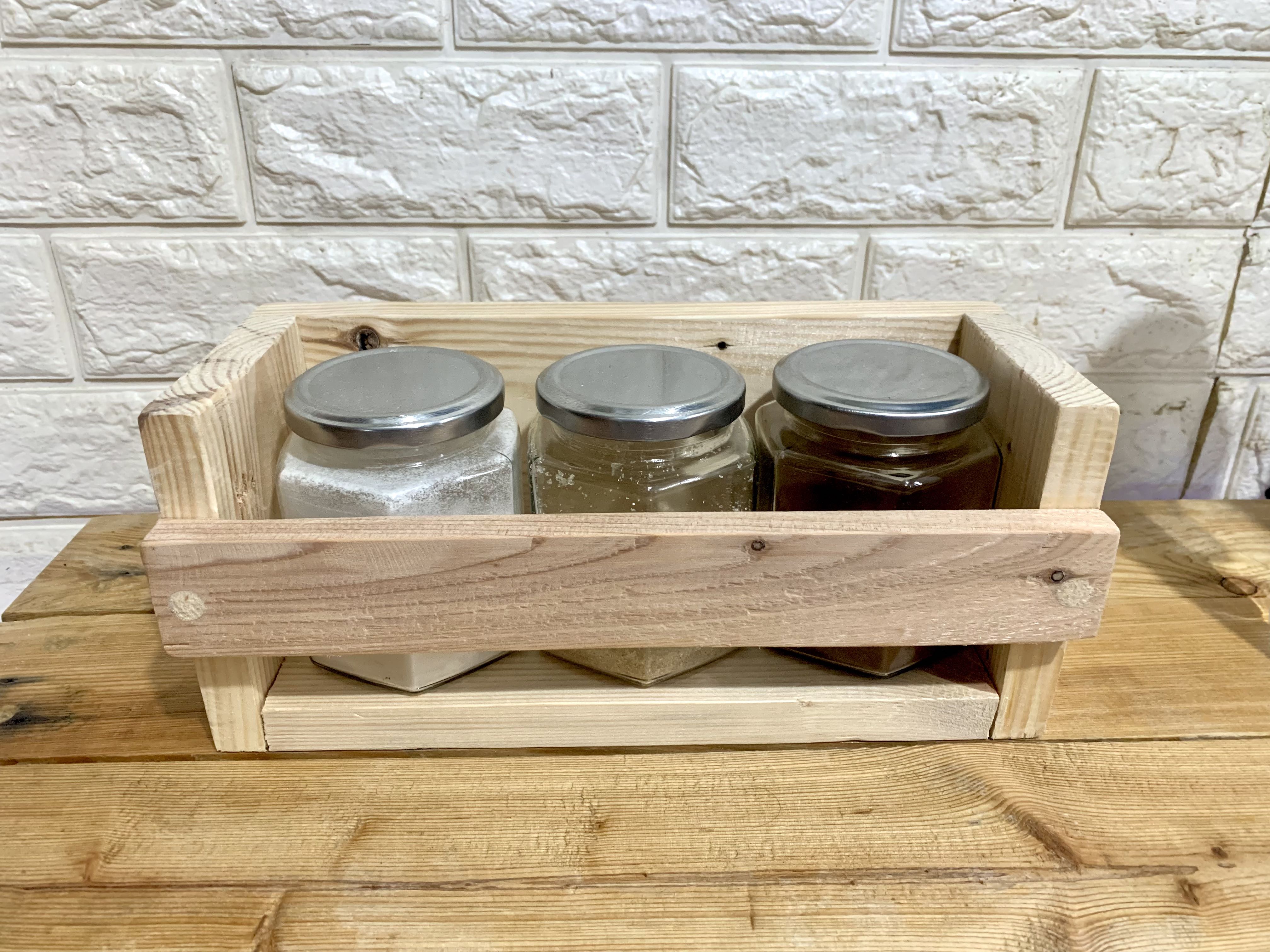 Coffee, sugar, creamer organizer ( made to order, Furniture & Home ...