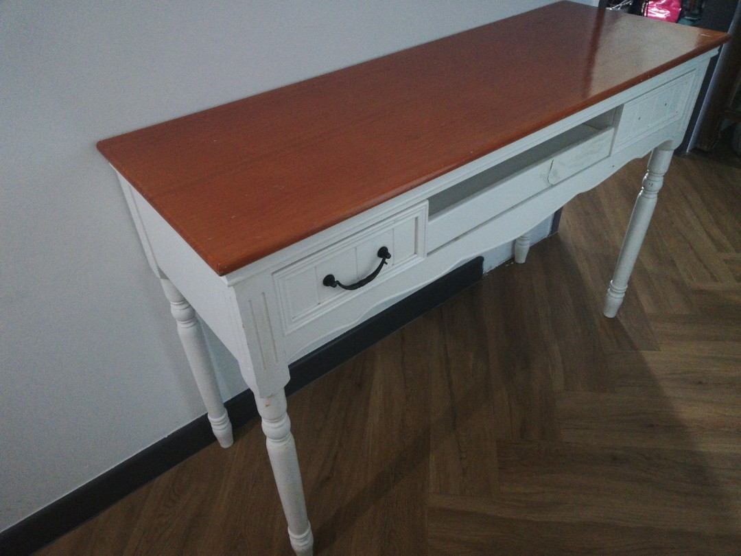 Country Style Computer Table / Study Desk, Furniture & Home Living ...
