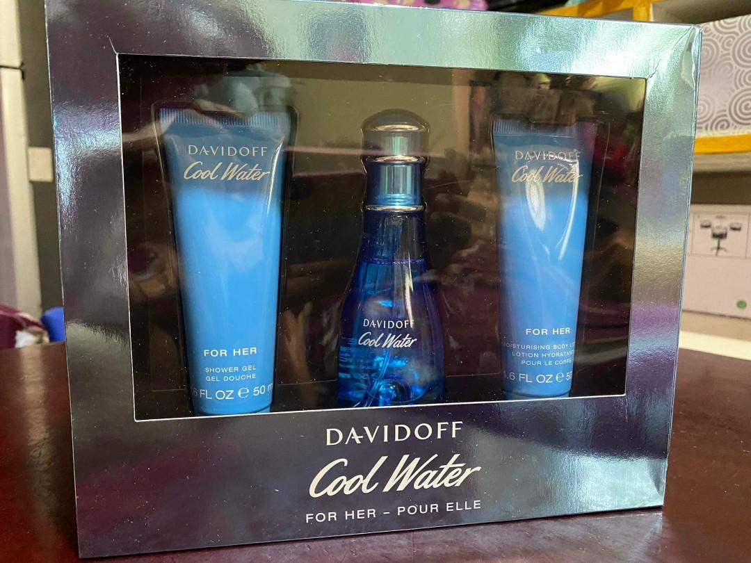 David off Cool Water Set for Her, Beauty & Personal Care, Fragrance ...