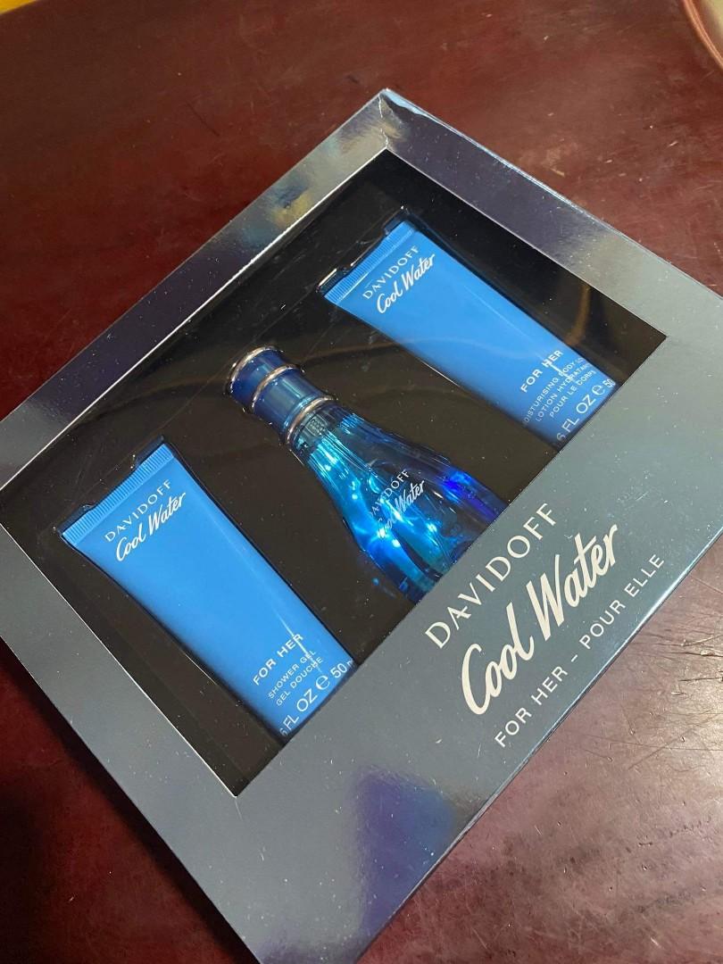 David off Cool Water Set for Her, Beauty & Personal Care, Fragrance ...