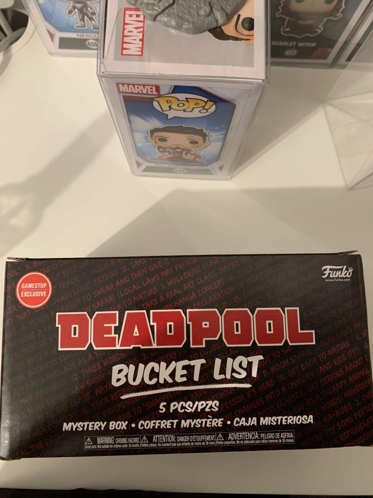 Funko deadpool bucketlist set, Hobbies & Toys, Toys & Games on Carousell
