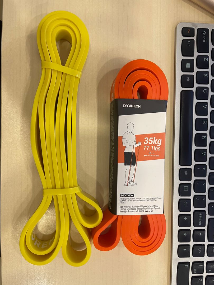 Decathlon Resistance Band, Sports Equipment, Exercise & Fitness, Toning ...