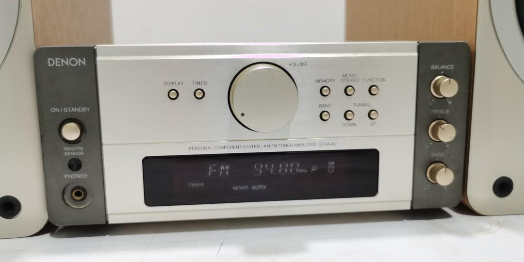 DENON PERSONAL COMPONENT SYSTEM/AM-FM TUNER AMPLIFIER UDRA-M7, 音響器材 ...