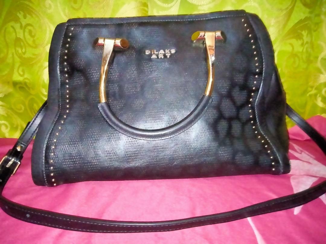 Dilaks brand two way leather bag, Luxury, Bags & Wallets on Carousell