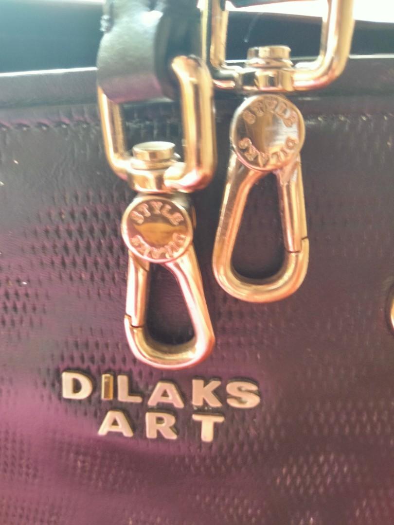 Dilaks brand two way leather bag, Luxury, Bags & Wallets on Carousell