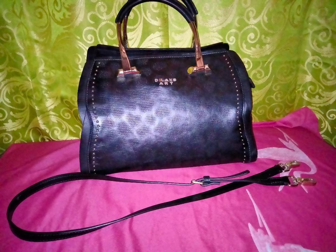 Dilaks brand two way leather bag, Luxury, Bags & Wallets on Carousell