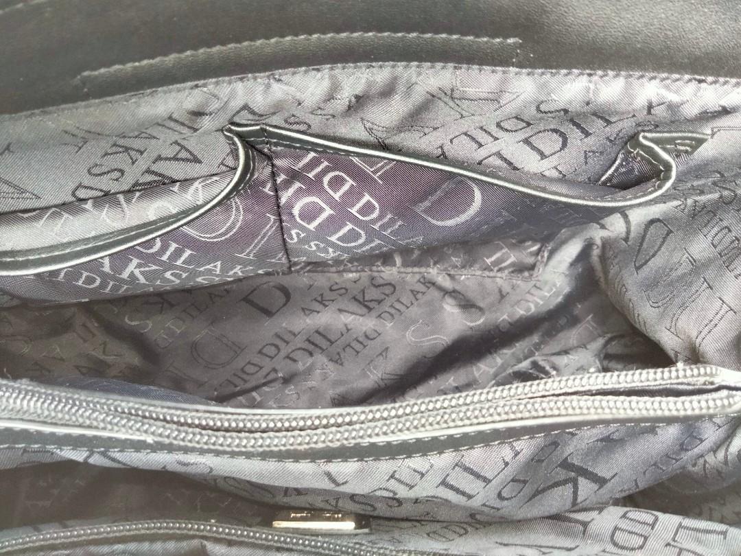 Dilaks brand two way leather bag, Luxury, Bags & Wallets on Carousell