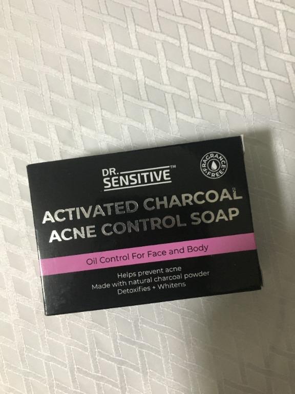 Dr. Sensitive Activated Charcoal Acne Control Soap 120g, Beauty ...
