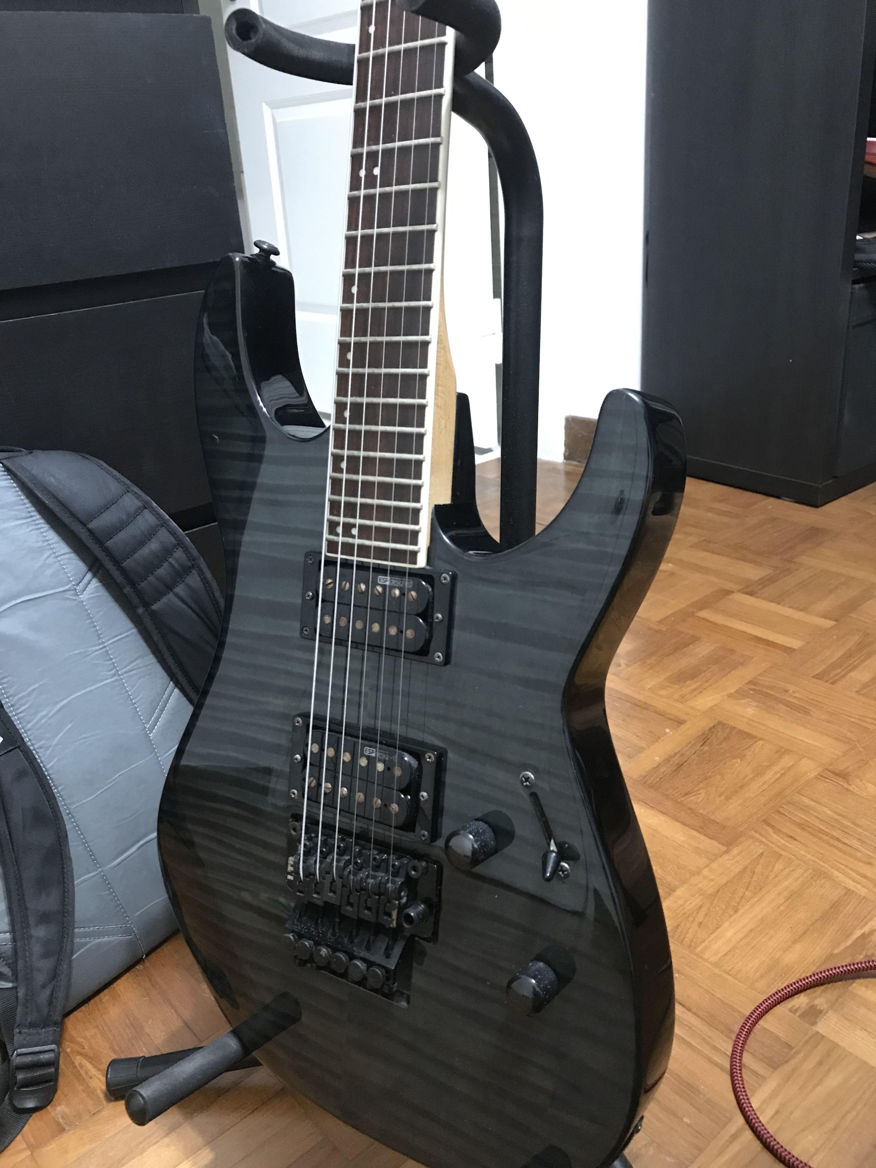 ESP LTD M200 FM Electric Guitar with Floyd Rose Bridge, Hobbies & Toys ...