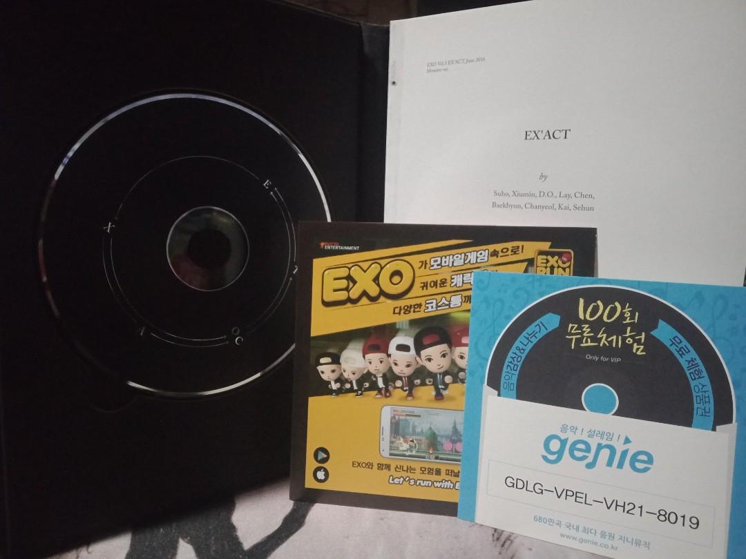 EXO EX'ACT Album (Monster Ver) [Chinese], Hobbies & Toys, Memorabilia ...