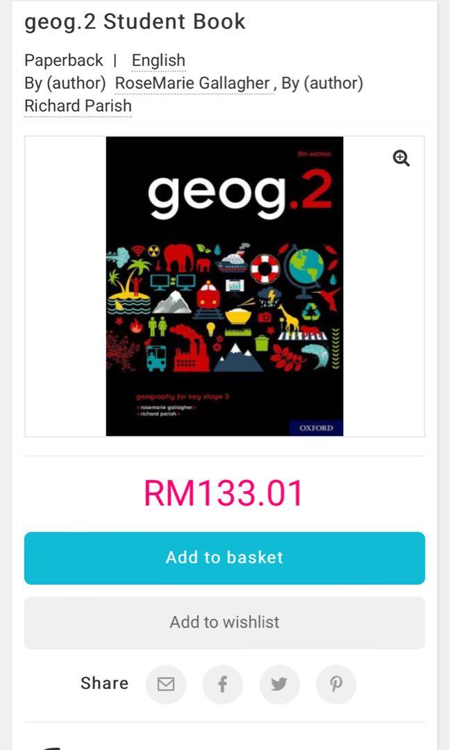 Fifth 5th Edition Geog.2 Student Book Key Stage 3, Hobbies & Toys ...