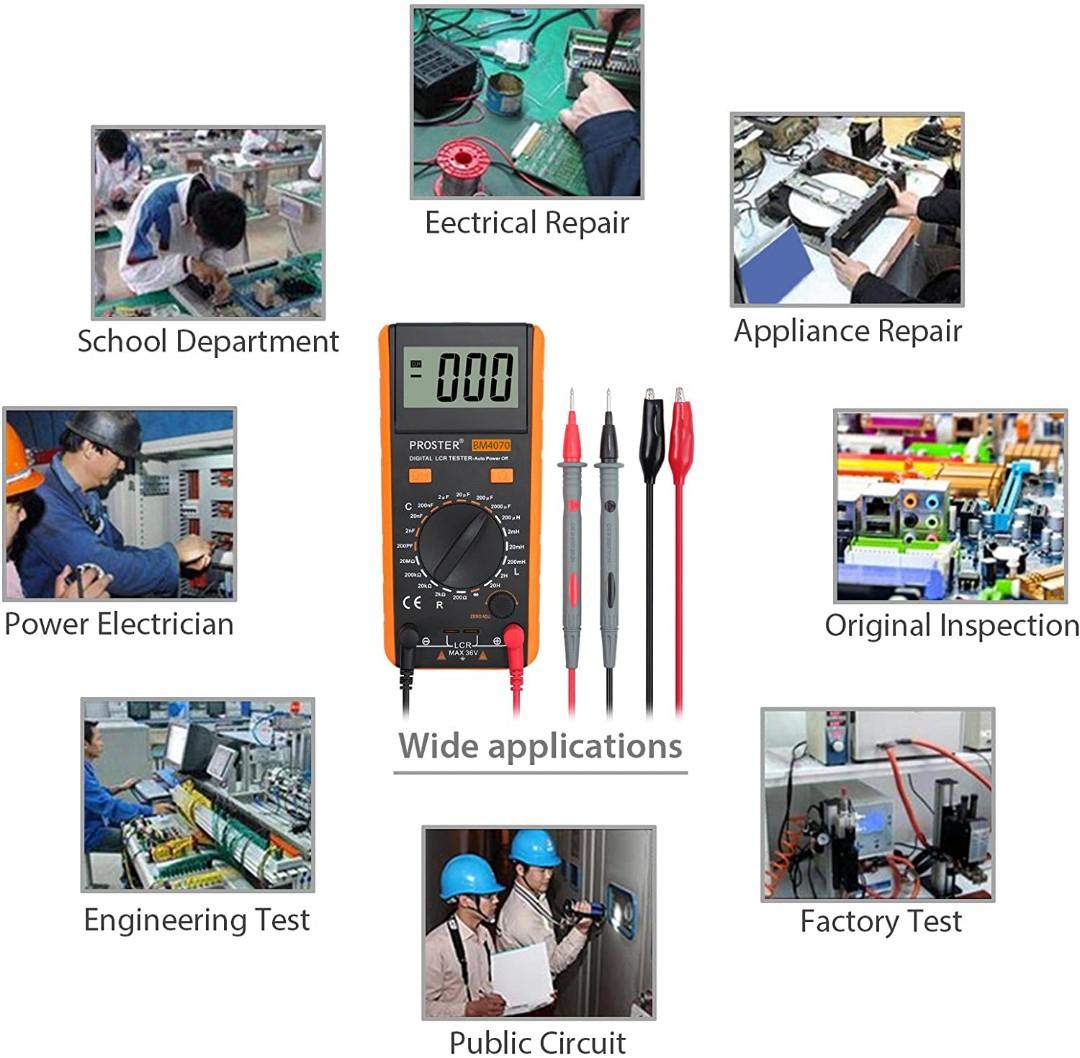 FireSale Proster LCR Meter LCR Multimeter Tester for Capacitance ...