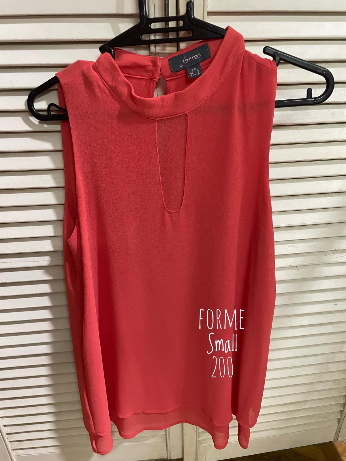Forme sleevless top, Women's Fashion, Tops, Blouses on Carousell