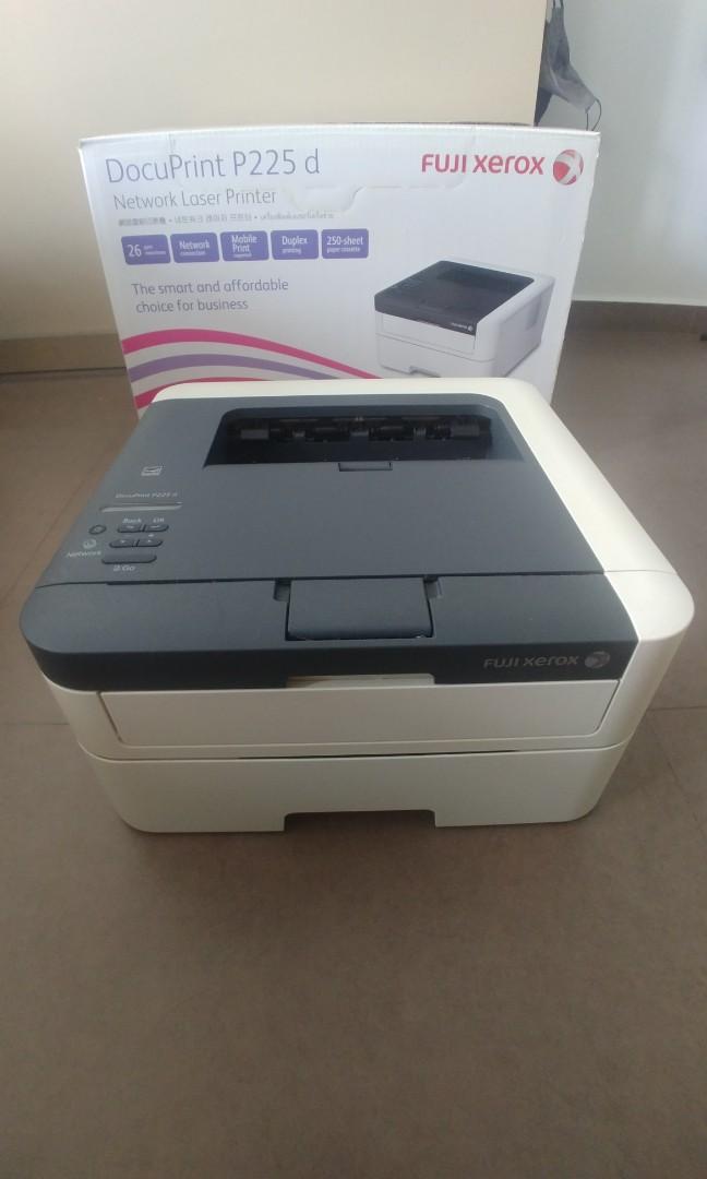 Fuji Xerox DocuPrint P225 d Network Laser Printer, Computers & Tech ...