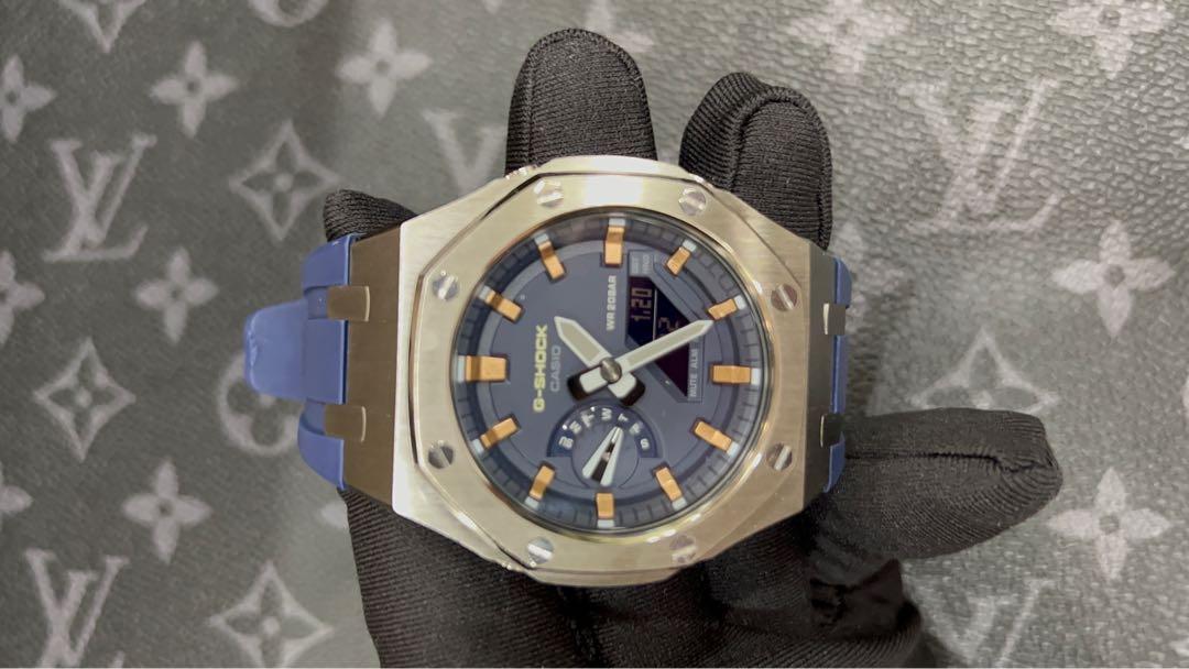 G- Shock Casioak blue grey series mod ga2100 ga2110 ga-2100 ga-2110 ...