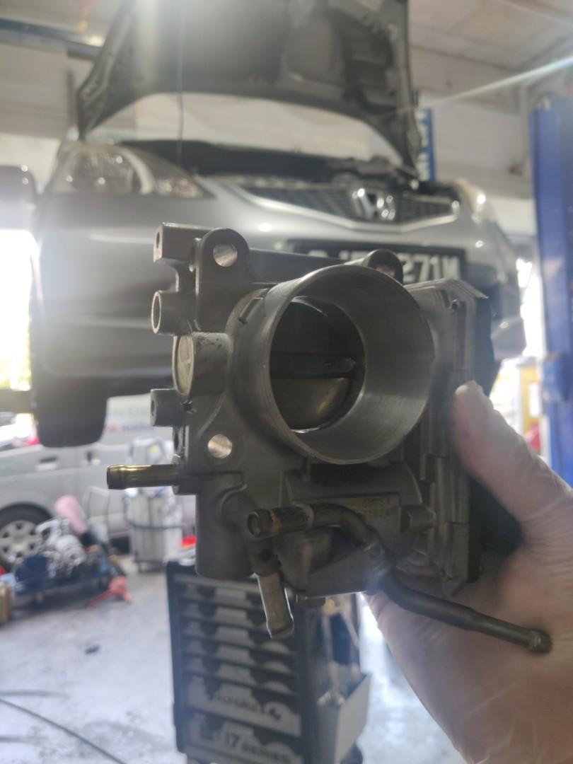 Ge6 throttle body port and polishing ge8 gk5 fd1 fd2 Honda fit civic ...