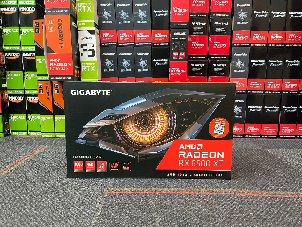 Gigabyte Gaming OC Radeon RX 6500 XT RX6500XT 4GB, Computers & Tech ...
