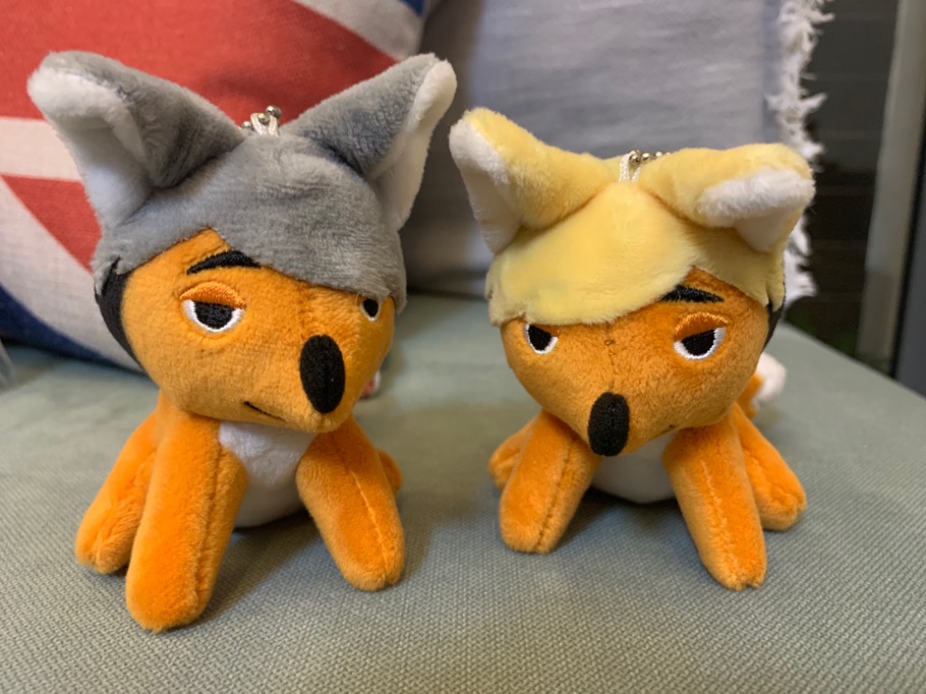 GOOD CONDITION - USED Haikyuu Atsumu Miya Osamu Miya Fox set mascot ...