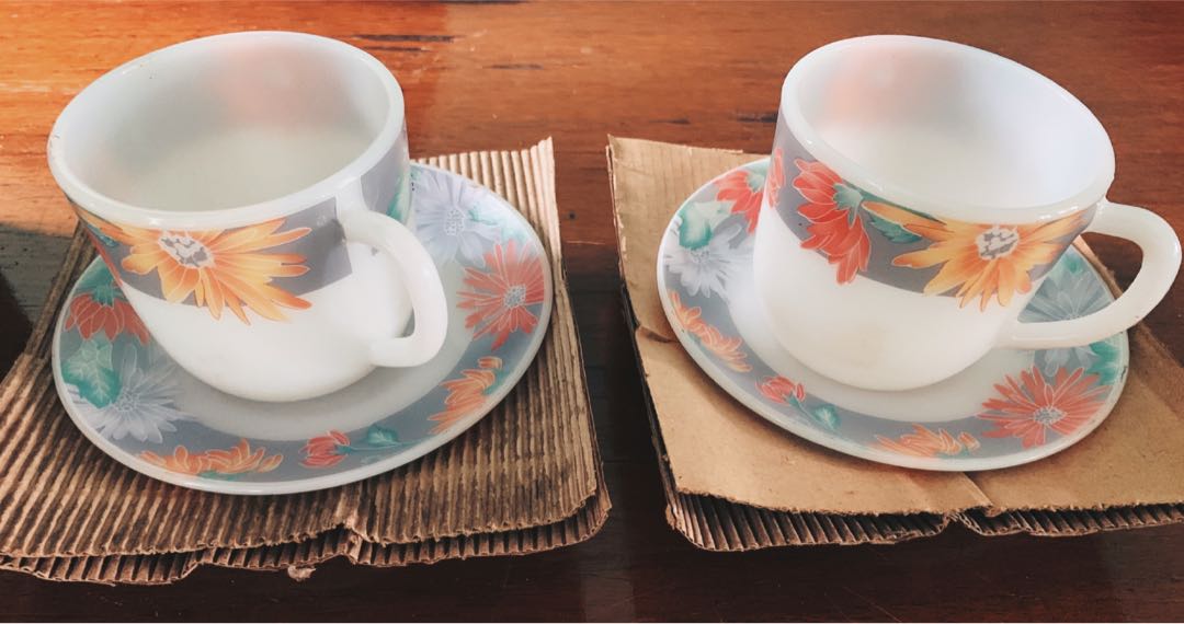 Hanamori Vintage Italian Tea Set, Furniture & Home Living, Kitchenware ...