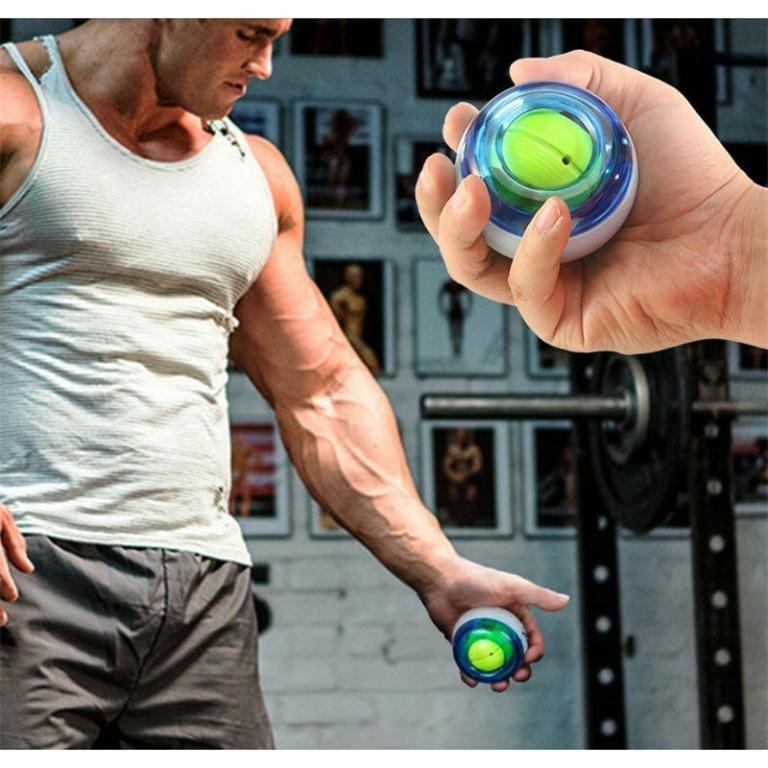 Hi5 Gyroball Wrist Ball Spinner Gyroscopic Hand Forearm Wrist Gyro Ball ...