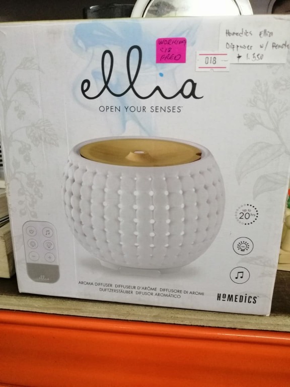 Homedics Ellia Diffuser with Remote, Furniture & Home Living, Home ...