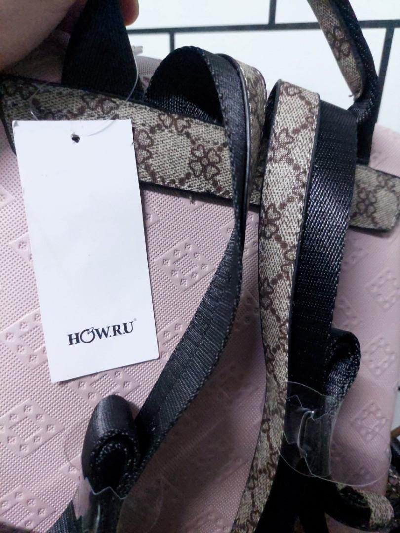 HowRU Backpack (Old Rose/Pink), Women's Fashion, Bags & Wallets ...