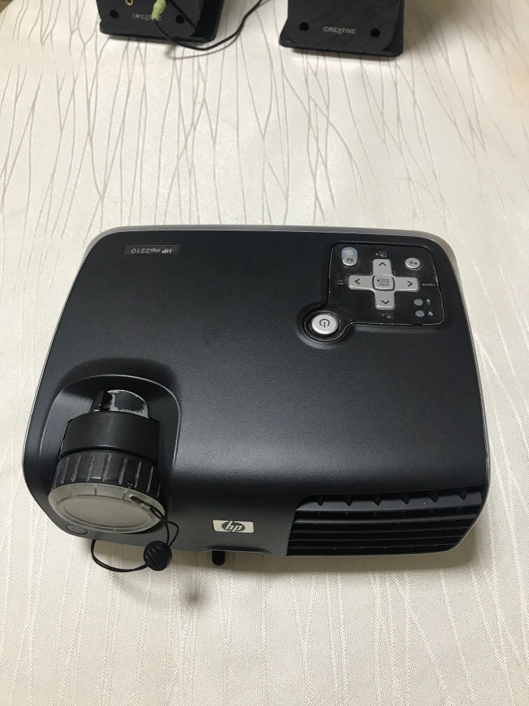 HP projector and Creative Speakers, Computers & Tech, Office & Business ...