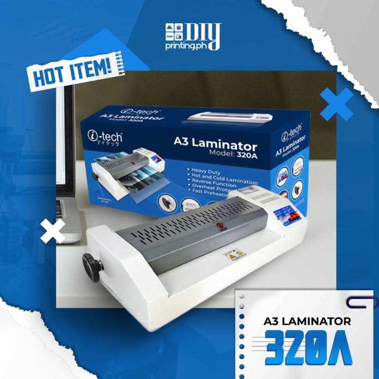I-Tech Laminating Machine A3, Computers & Tech, Printers, Scanners ...
