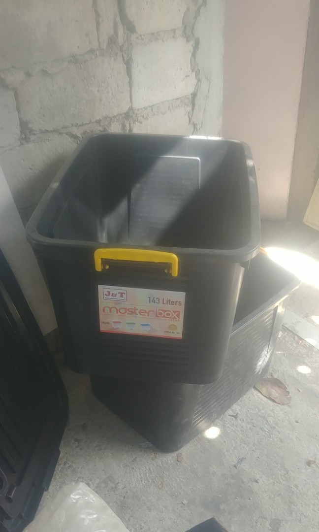 J& T Master box 143 liters storage box, Furniture & Home Living, Home ...