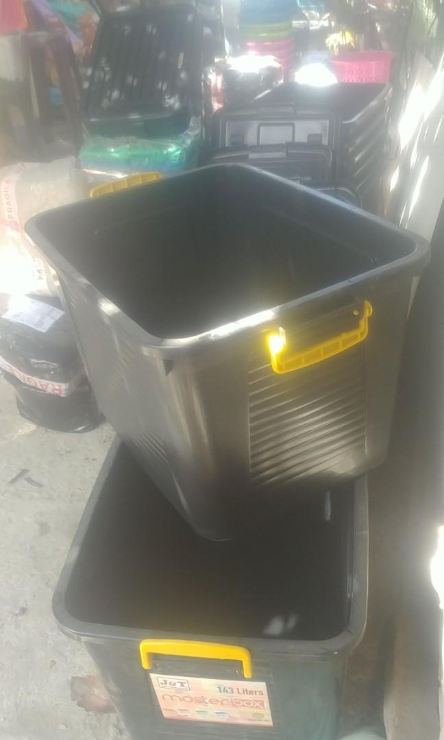 J& T Master box 143 liters storage box, Furniture & Home Living, Home ...