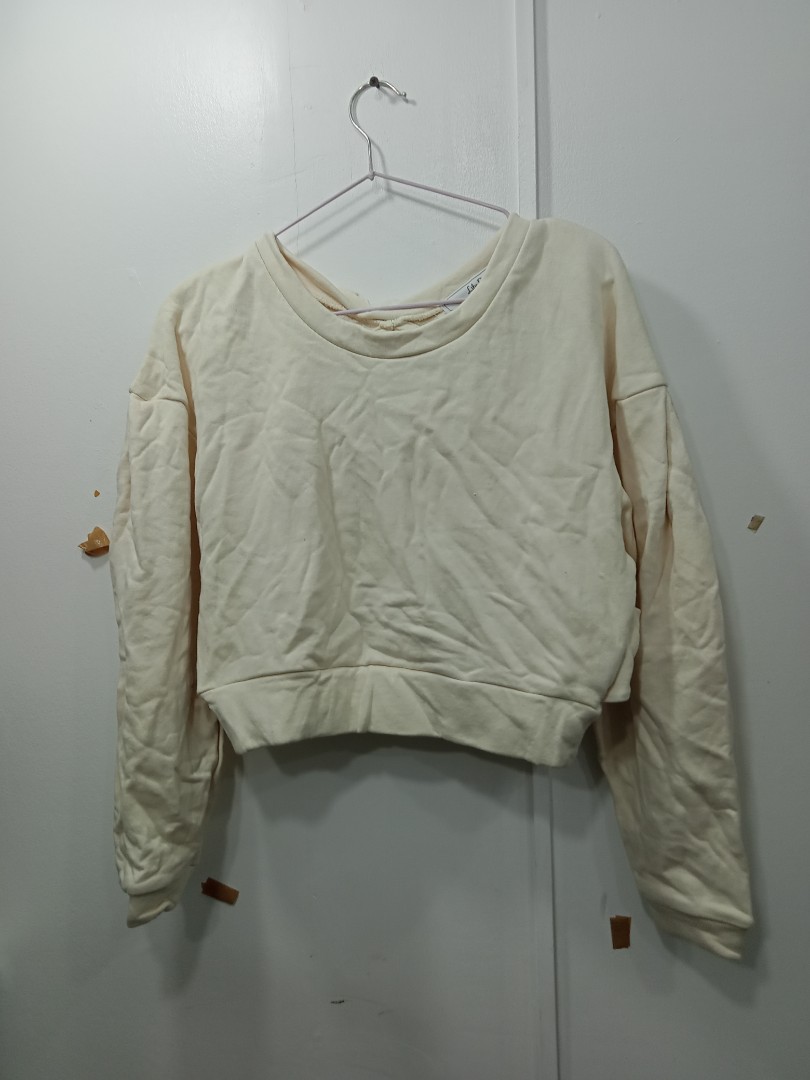 Korean jacket dirty white, Women's Fashion, Coats, Jackets and ...