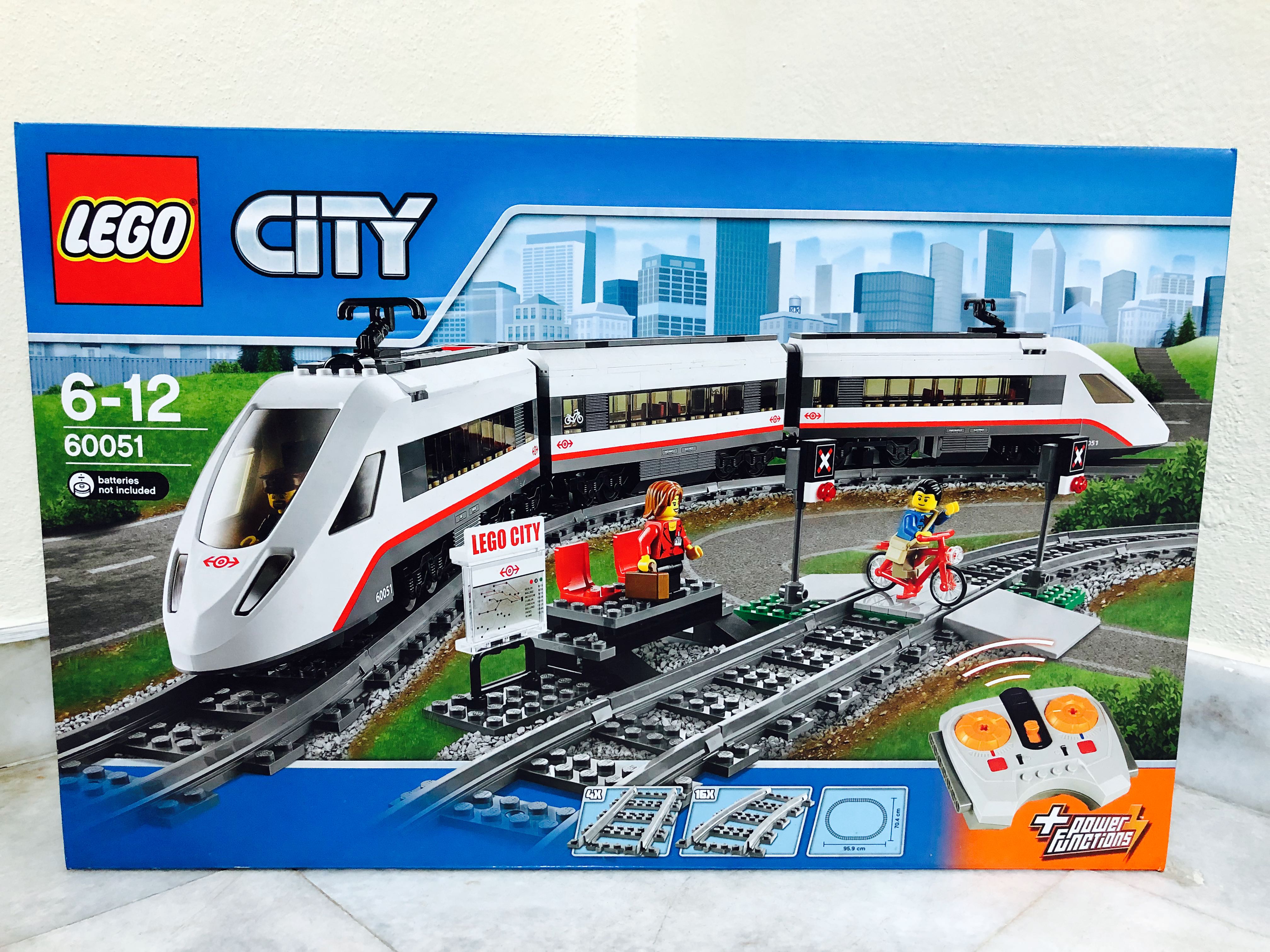 LEGO 60051 City High Speed Passenger Train, Hobbies & Toys, Toys ...