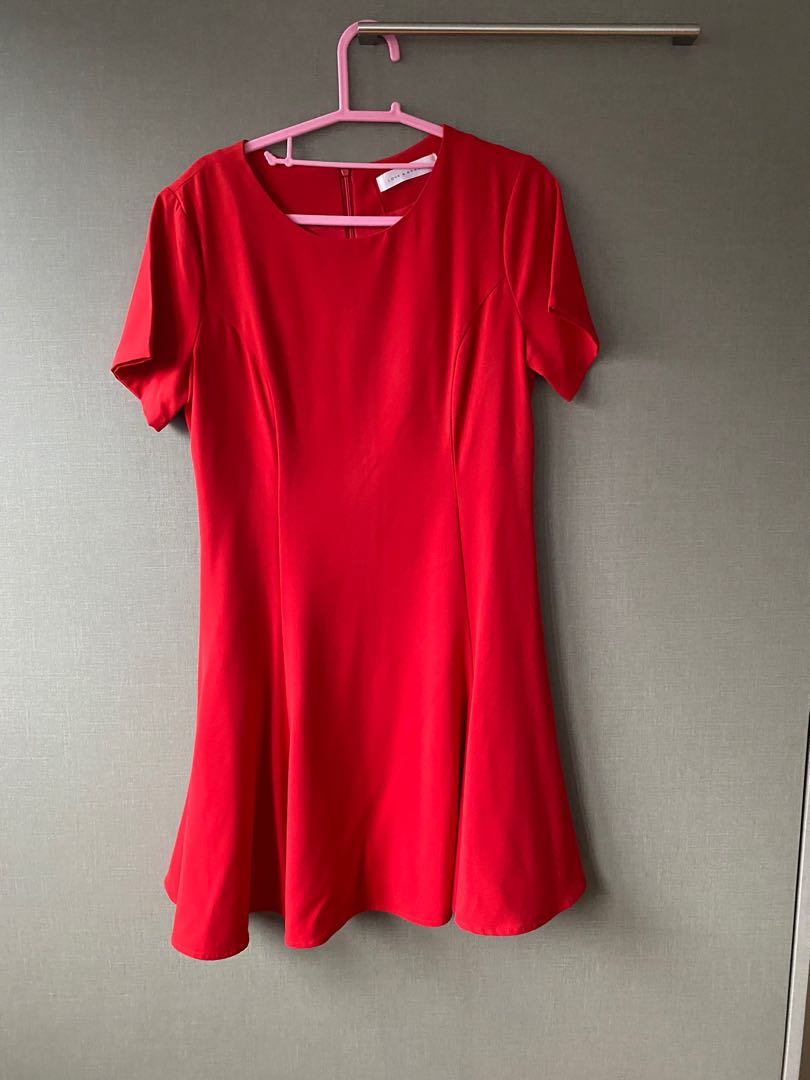 Love and Bravery Red Dress, Women's Fashion, Dresses & Sets, Dresses on ...