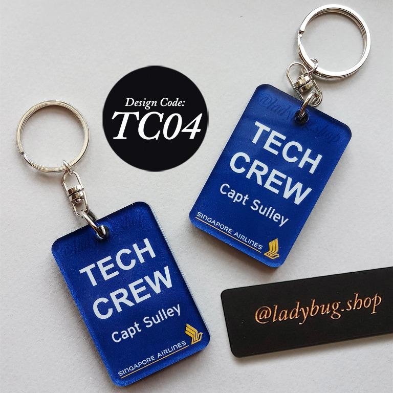 Luggage / Bag Tag / Keychain - SIA Cabin Crew & Tech Crew, Hobbies ...