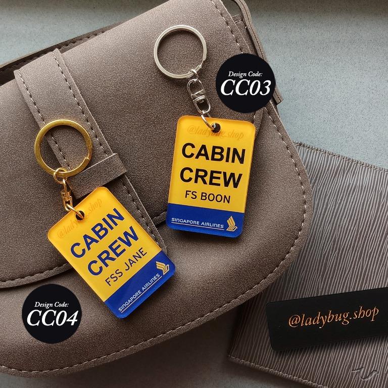 Luggage / Bag Tag / Keychain - SIA Cabin Crew & Tech Crew, Hobbies ...